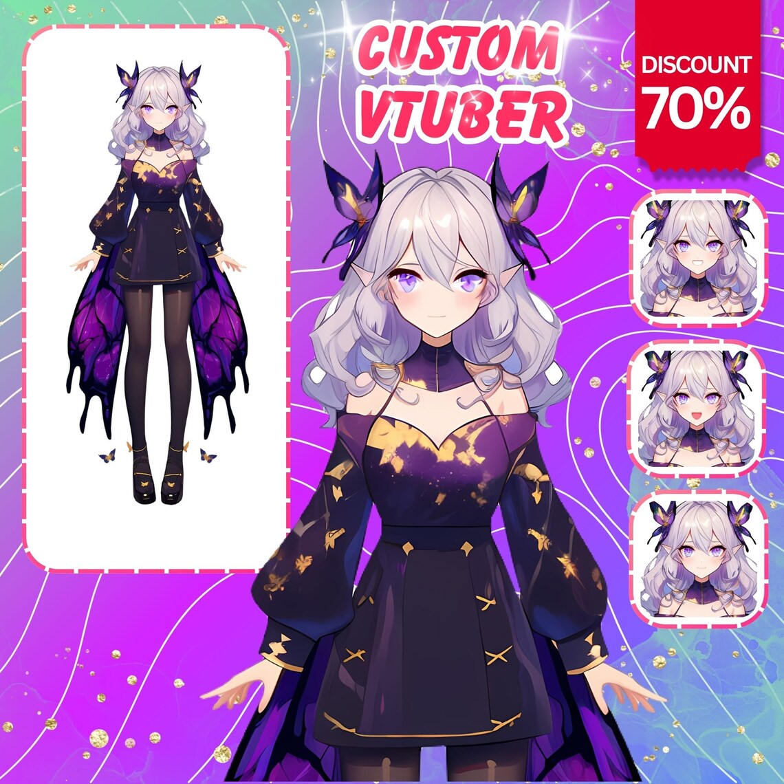 Custom Vtuber, Vtuber Live2d Model, Vtuber Rigging, Vtuber Model ...