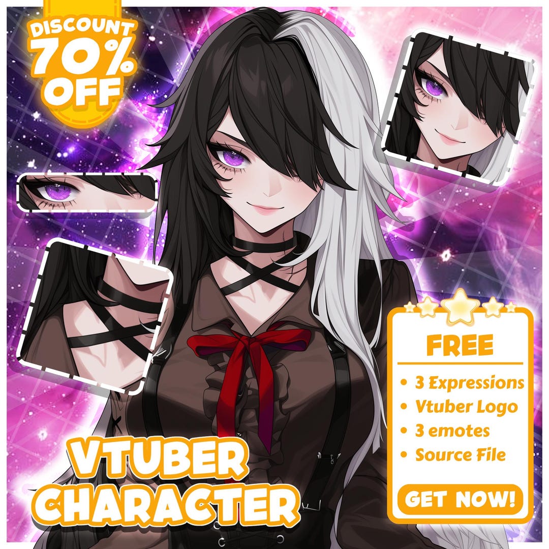 Custom Vtuber Model Live2d Commission | Anime Art | Vtuber Assets ...