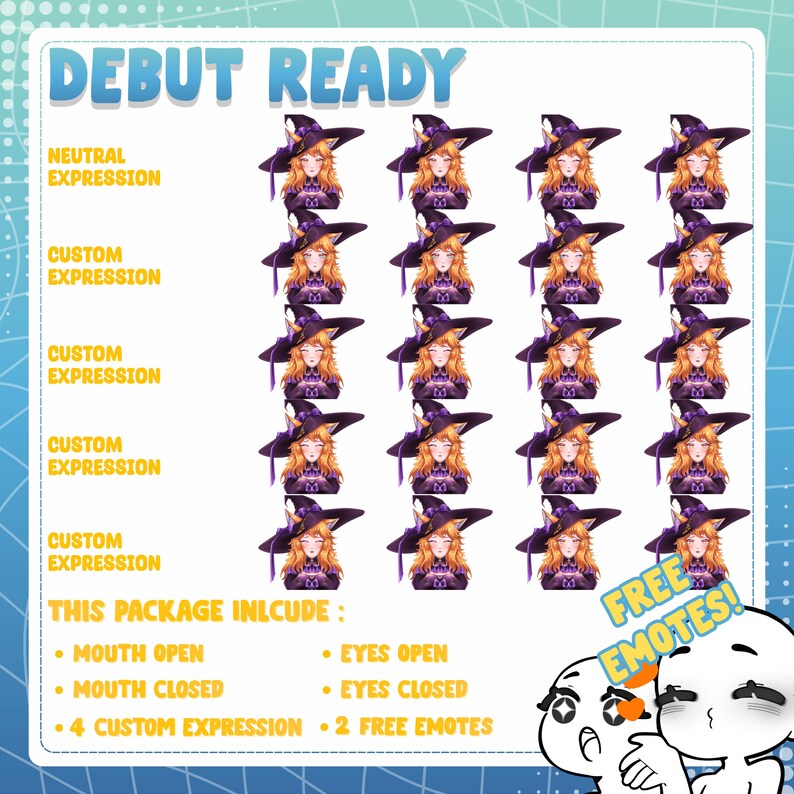 Custom Pngtuber Commission, Custom Vtuber Avatar for Twitch, Veadotube ...