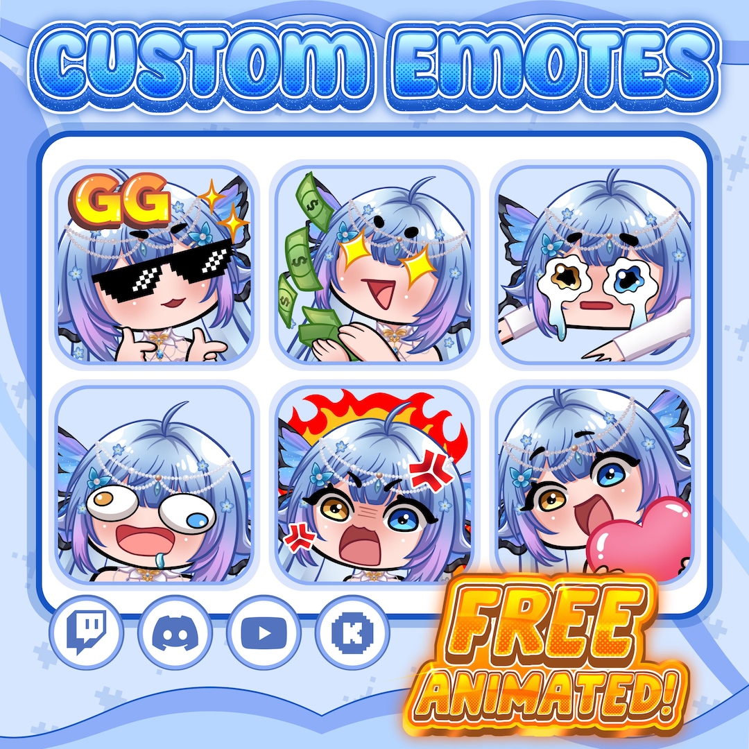 Custom Twitch Emotes and Make Your Own Emotes | Emote for Streamer ...