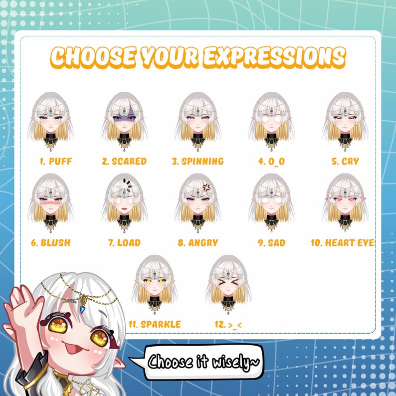 Custom Pngtuber Commission, Animated Vtuber Avatar for Twitch ...