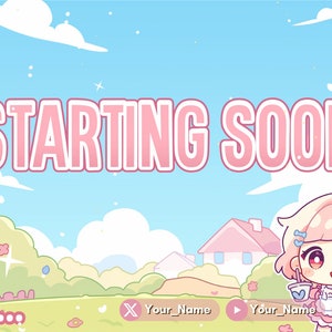 Custom Animated Stream Screen Pack / Custom Twitch Stream Screen ...