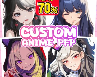 Custom Anime Commission PFP, Commission, Custom Anime Portrait ...