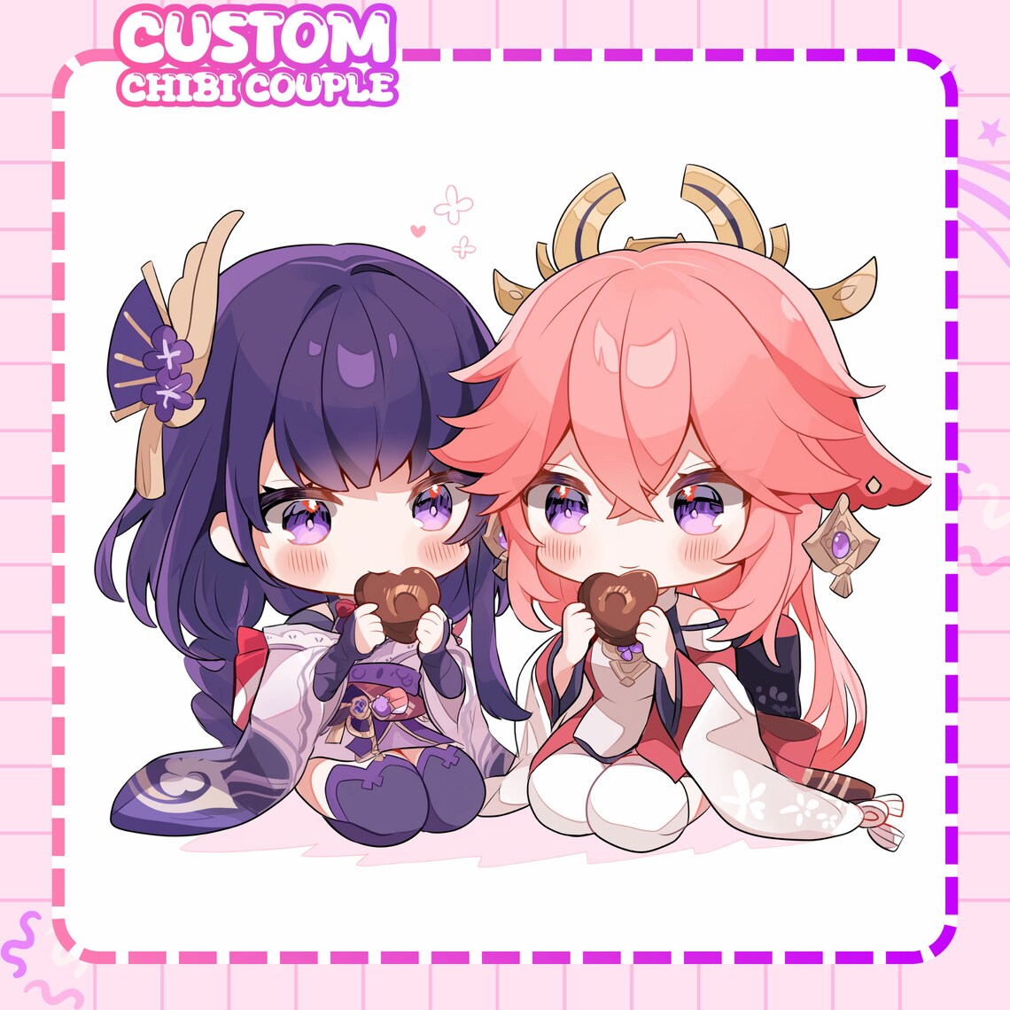 Custom Couple Chibi Chibi Character, Fanart, Chibi Anime, Chibi Fanart ...