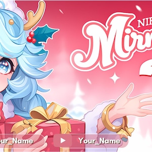 Custom Twitch Banner | Custom Chibi Cute Banner | Twitch Banner ...