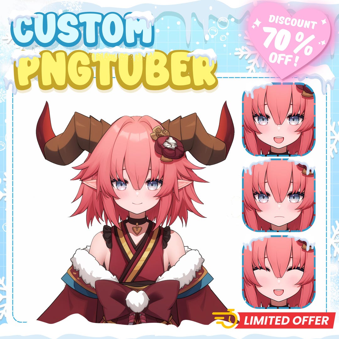 Custom Pngtuber, Pngtuber Character, Pngtuber Design, Pngtuber, Live2d ...
