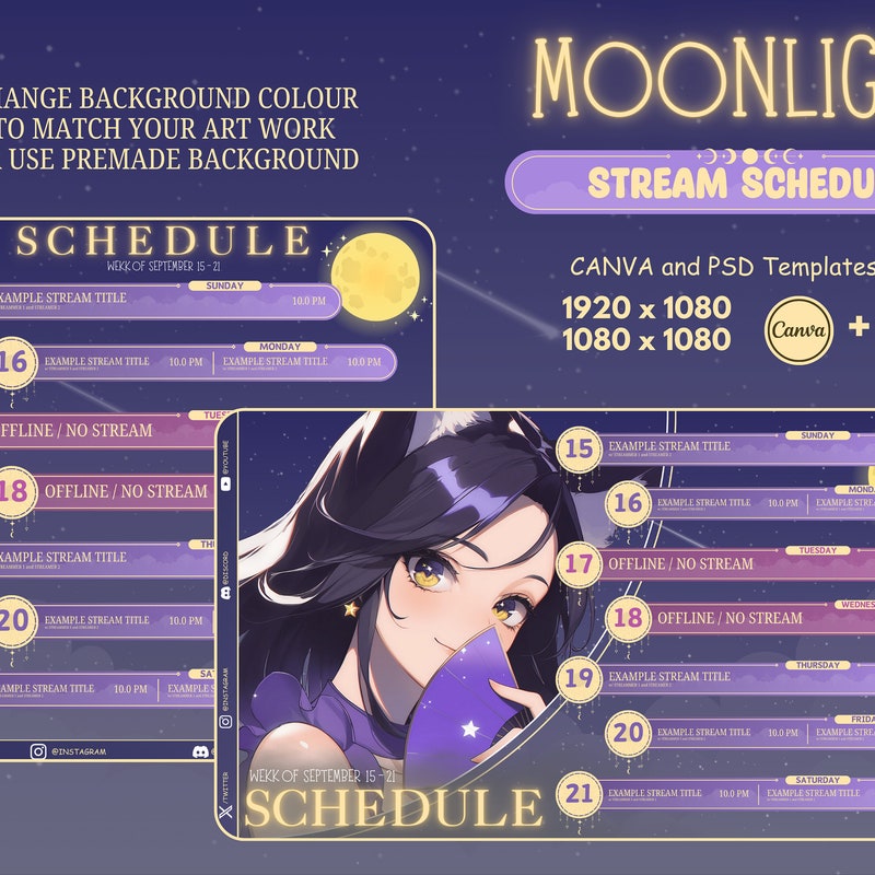 Twitch Vtuber Week - Etsy