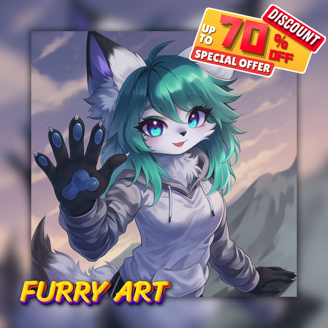Custom Drawing Anime Character Furry Commission, Fursona, Anthro, Furry ...