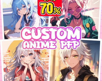 Custom Anime Commission PFP, Commission, Custom Anime Portrait ...
