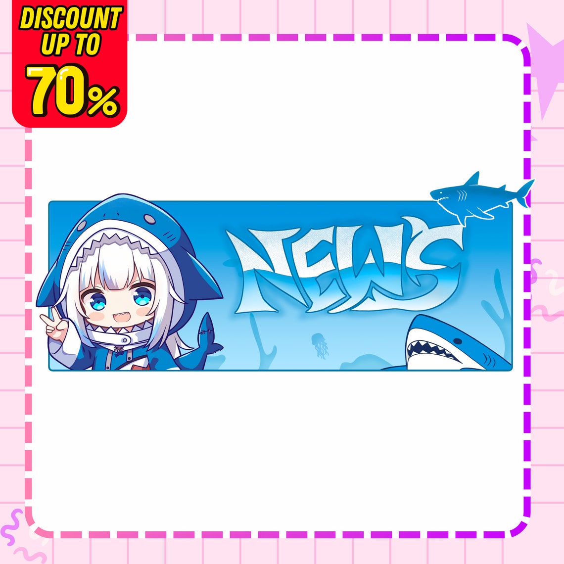 Custom Twitch Panels Info for Your Stream Chibi Panels, Anime Panels ...