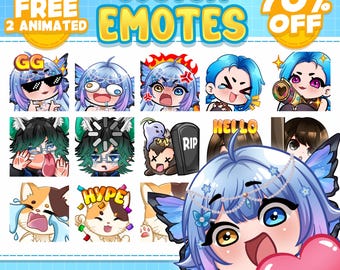 Custom Premium Twitch Emotes ,twitch Emotes ,custom Emotes for Streamer ...