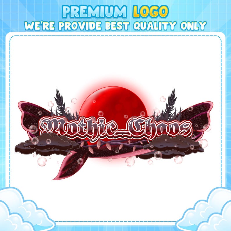 Custom Vtuber Logo Kawaii, Youtube That Perfectly Represents Your ...