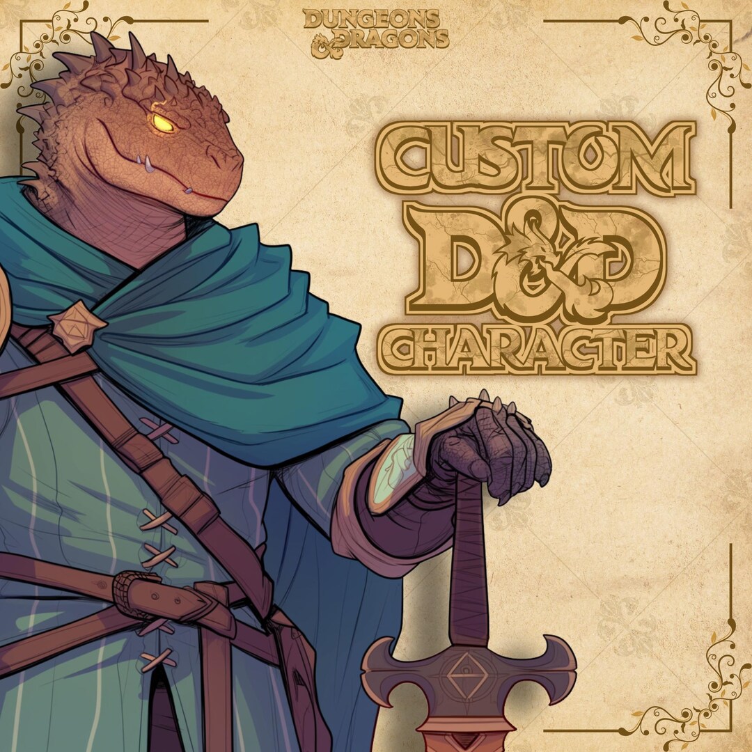Custom DND Character, DND, Dnd Character Commission,dungeons and ...