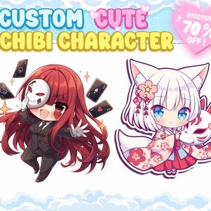 Custom Chibi Anime | Chibi Character| Chibi Pfp | Cute Chibi Commission ...