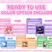Cosmic Pastel Stream Schedule (ready 5 Color) | Vtuber Schedule ...