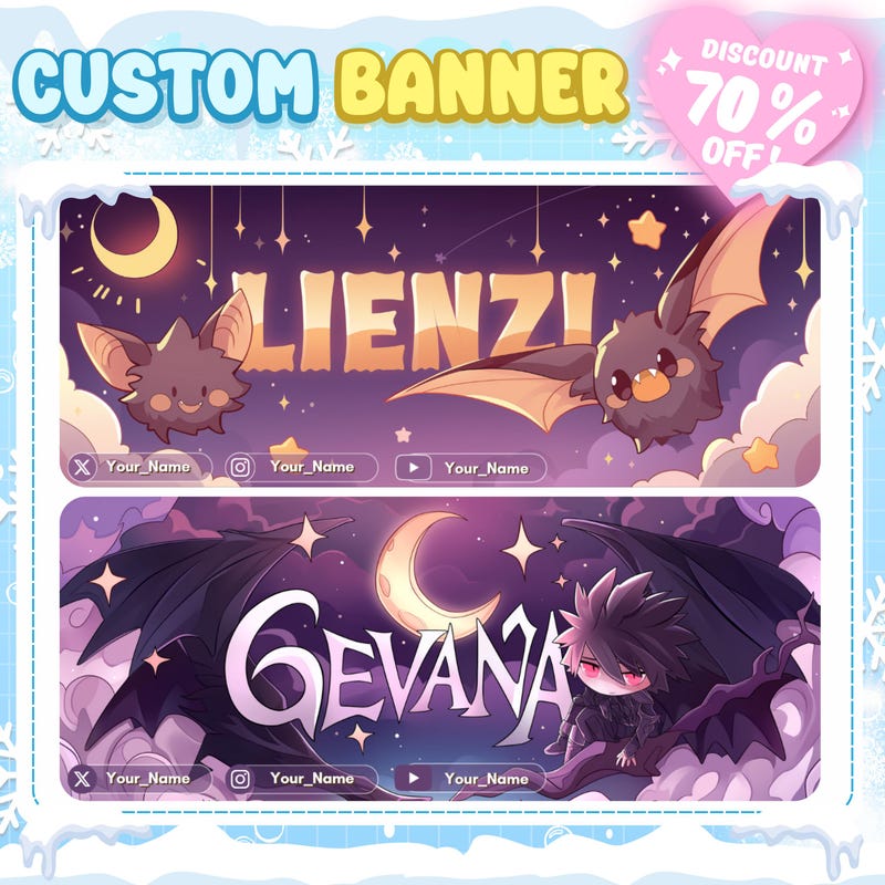 Cute Discord Banner - Etsy