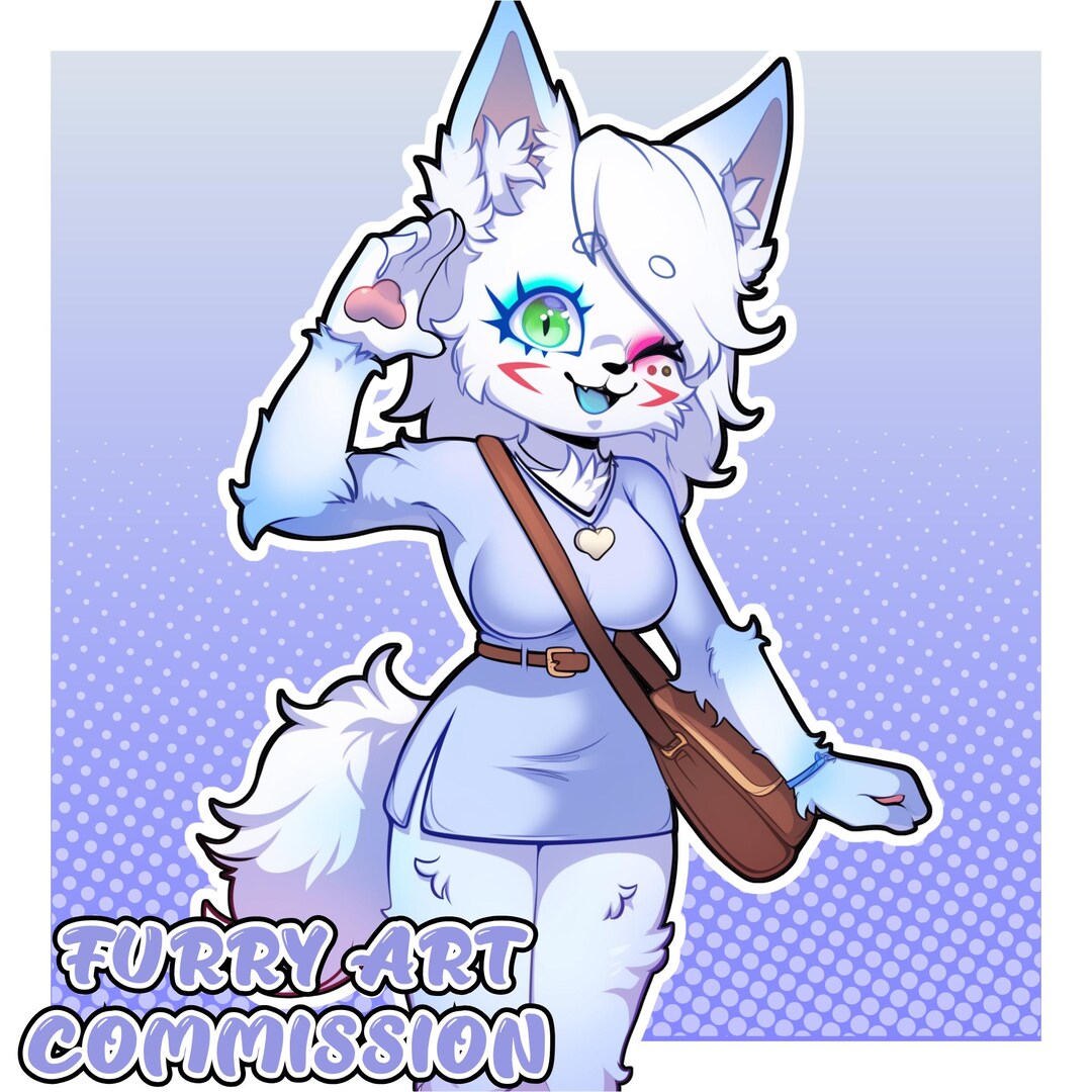 Custom Furry Art Commission | Anime Furry Headshot Icon PFP | Furry ...