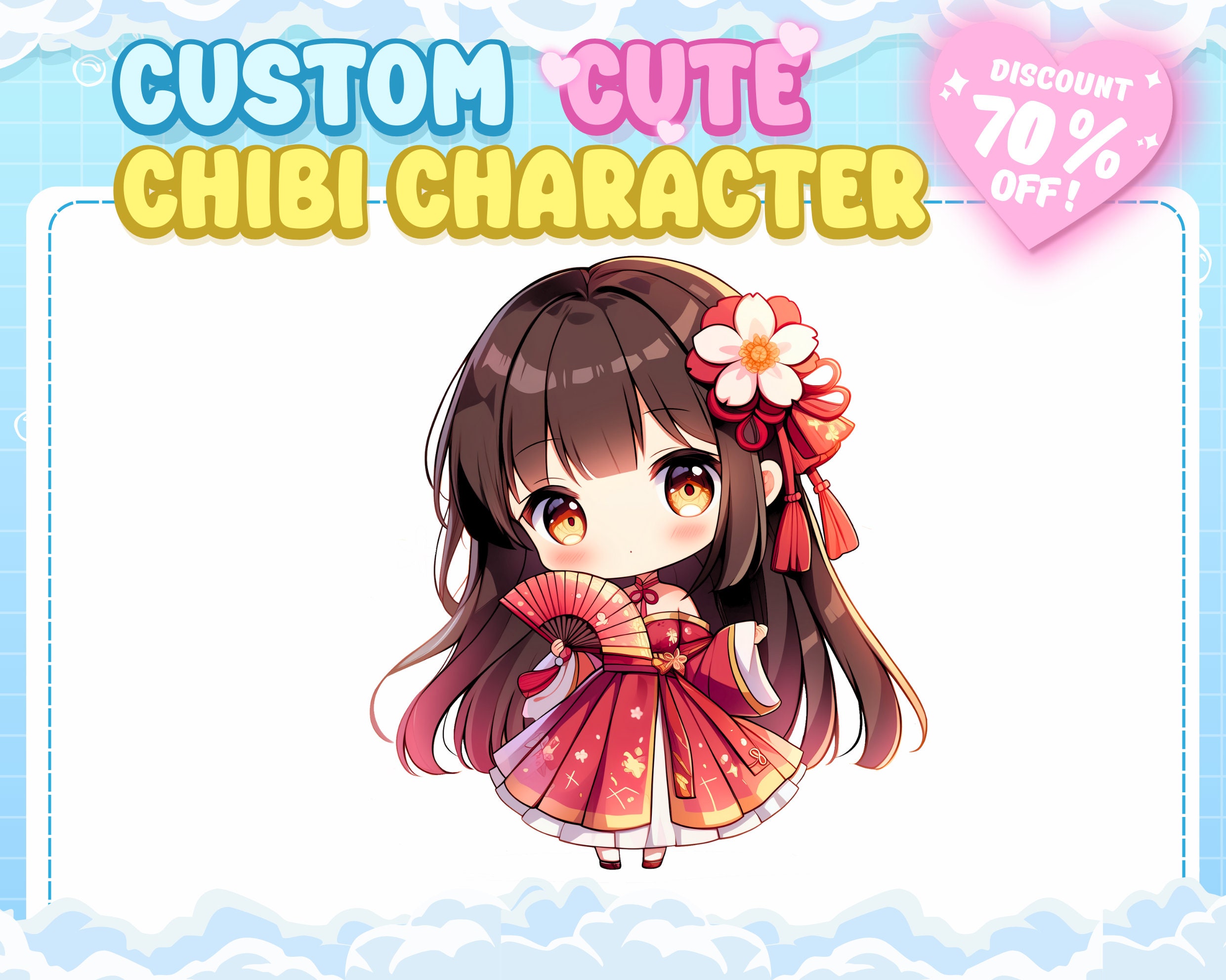 Custom Chibi Anime | Chibi Character| Chibi Pfp | Cute Chibi Commission ...