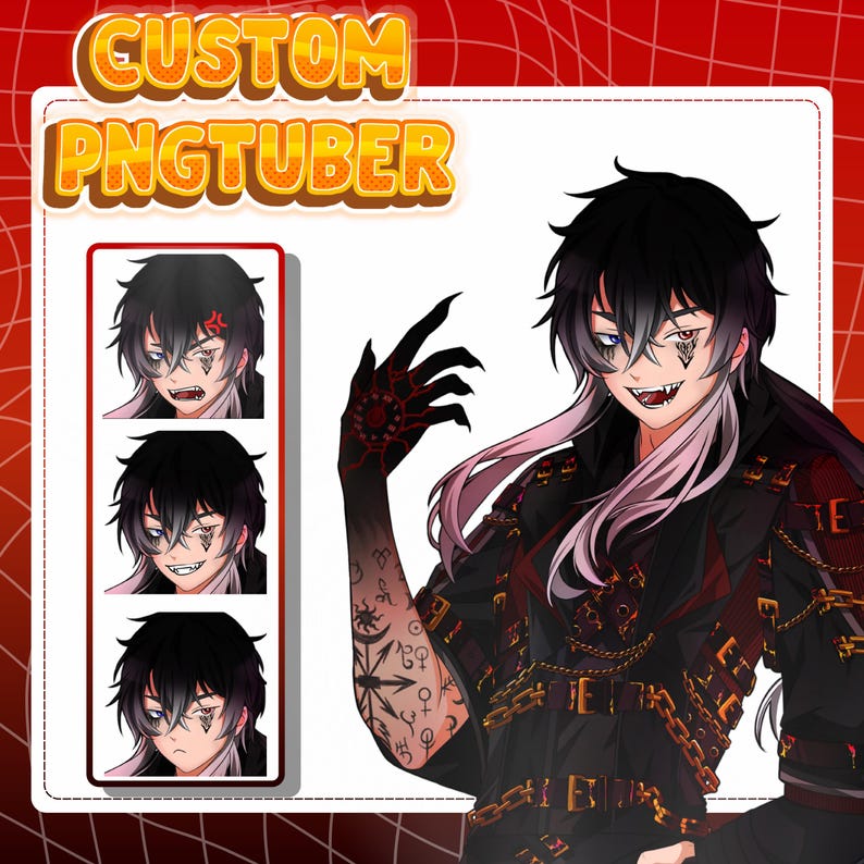Custom Pngtuber Model, Animated Twitch Avatar Commission, Veadotube ...