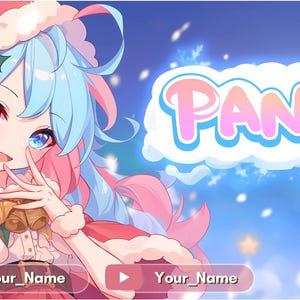 Custom Twitch Banner | Custom Chibi Cute Banner | Twitch Banner ...