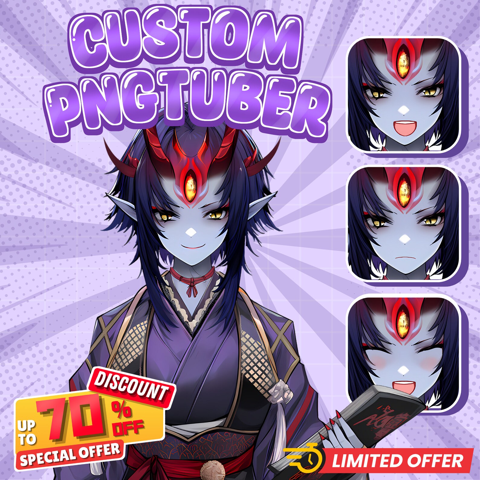 Custom Pngtuber, Pngtuber Character, Pngtuber Design, Pngtuber, Live2d ...