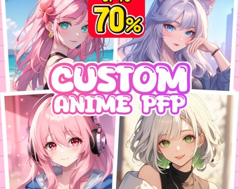 Custom Anime Commission PFP, Commission, Custom Anime Portrait ...
