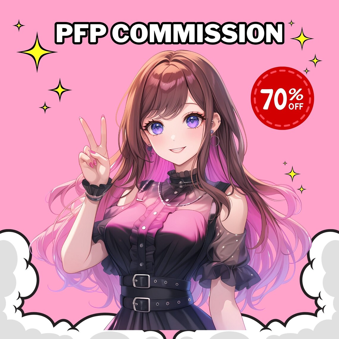 Custom PFP PFP Commission Profile Icon Profile Picture Anime Pfp Anime ...