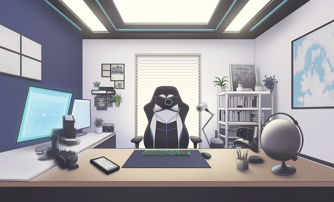 Custom Vtuber Background Vtuber Room Stream Package, Vtuber Assets, Aesthetic Room Background ...