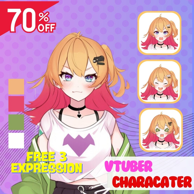 CUSTOM LIVE2D VTUBER MODEL 2d, Youtuber, Vtuber Commission, Custom ...