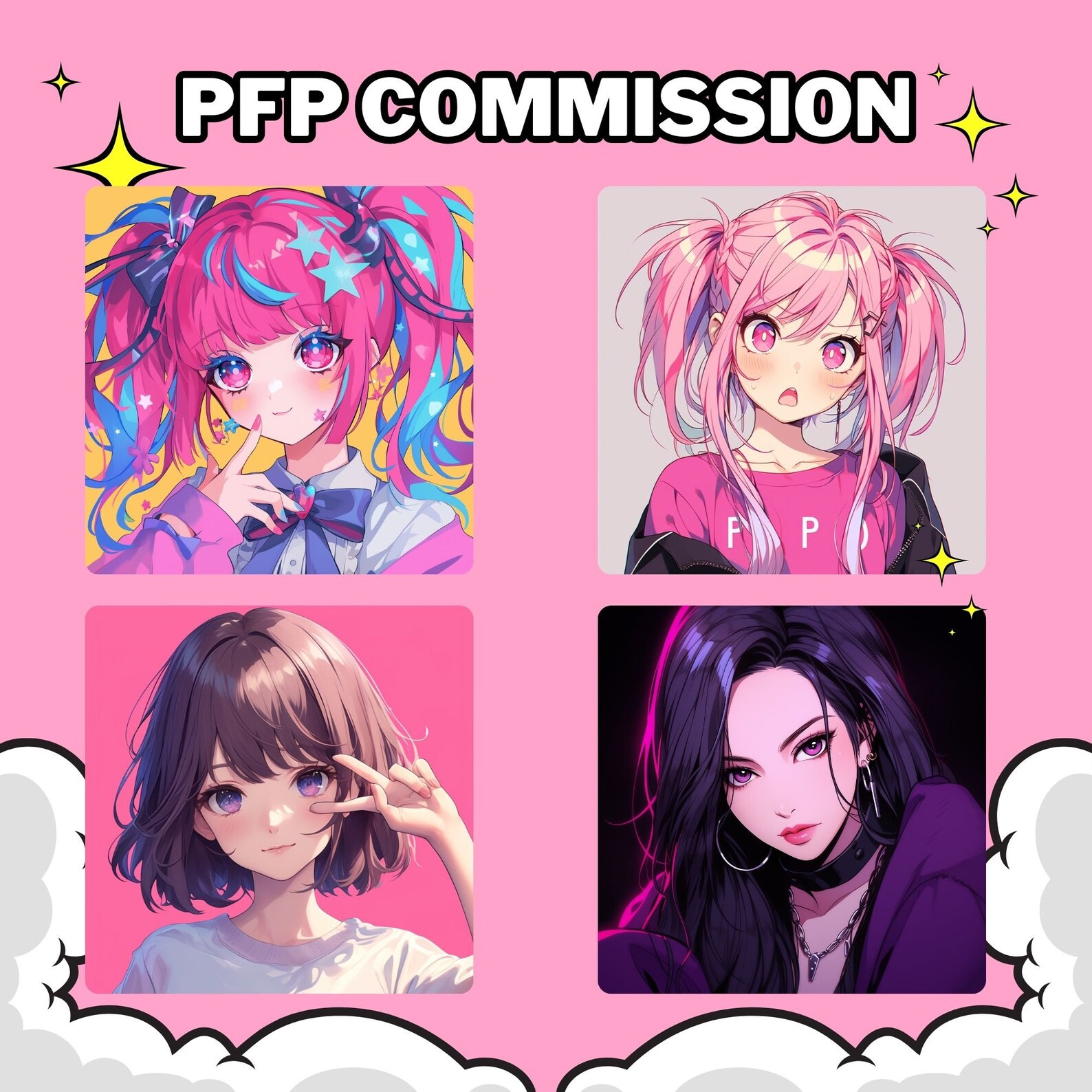 Custom PFP PFP Commission Profile Icon Profile Picture Anime Pfp Anime ...