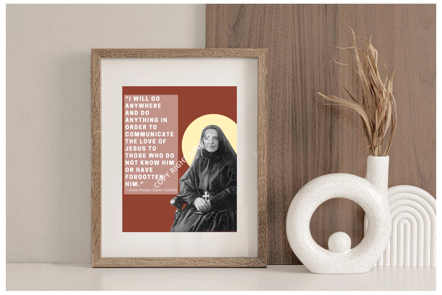 Saint Frances Xavier Cabrini Poster - Etsy