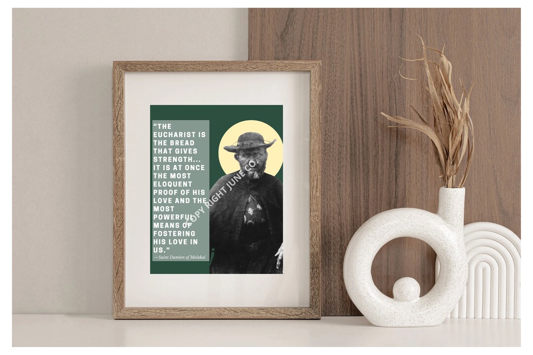 Saint Damien of Molokai Poster - Etsy