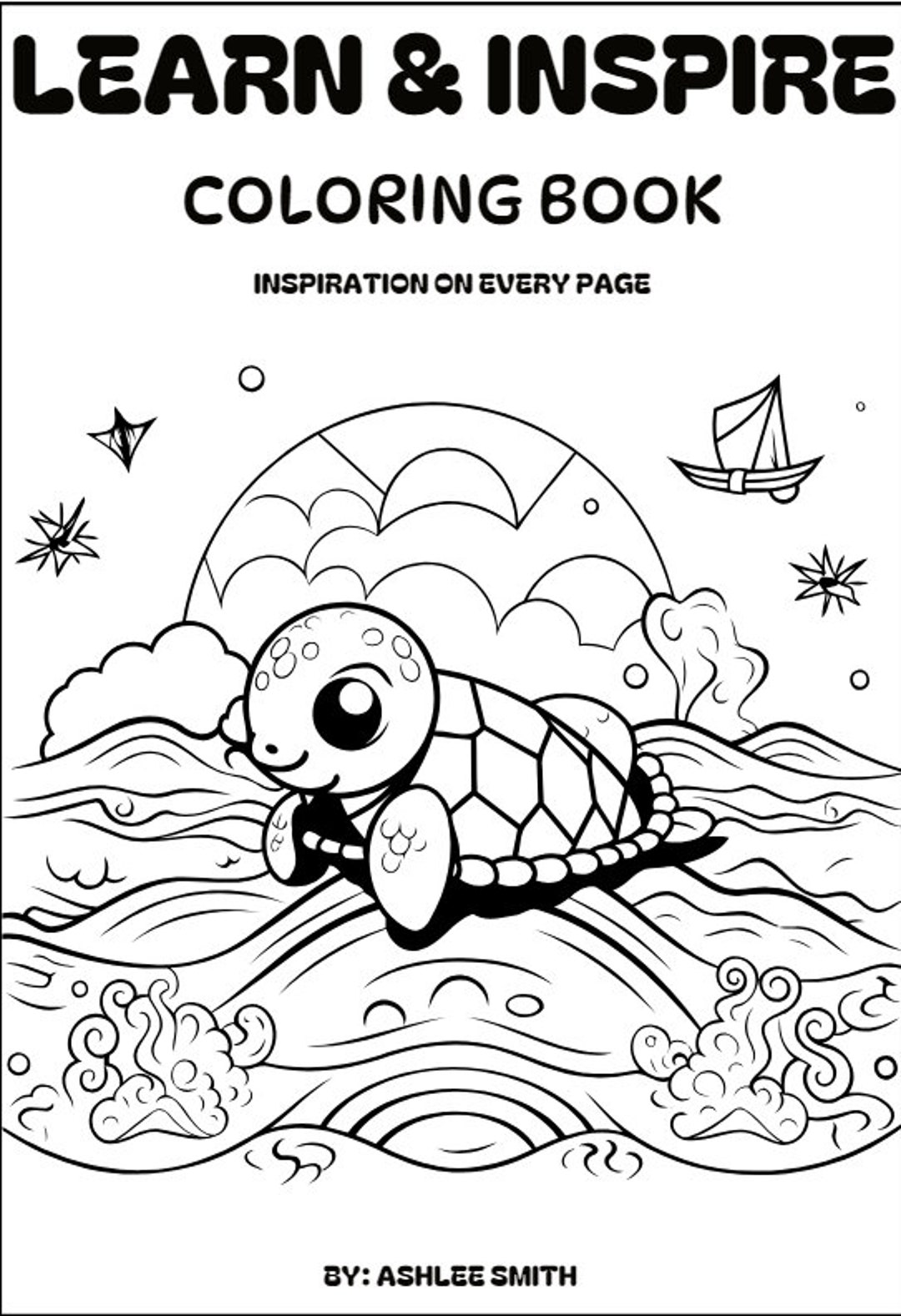 Learn & Inspire Coloring Book - Etsy