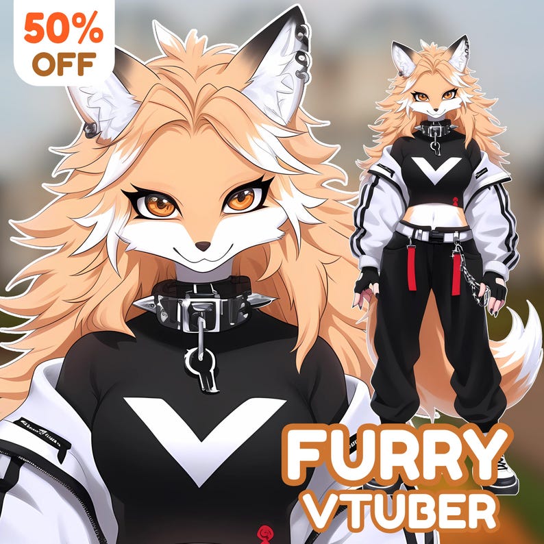Custom Live2d Furry Vtuber | Vtuber Model | Furry Vtuber | Vtuber | Custom Vtuber | Fursona ...
