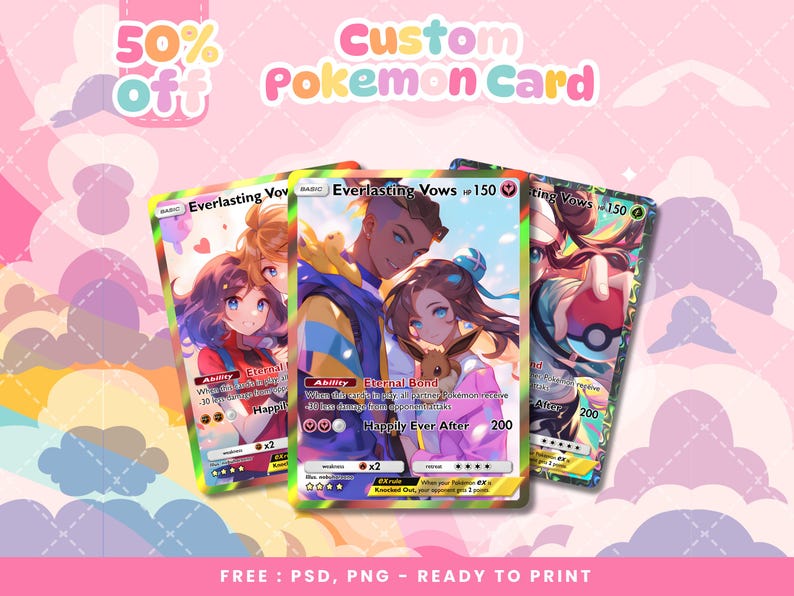 Custom Fantasy Monster Card – Personalized Anime Trading Card for ...