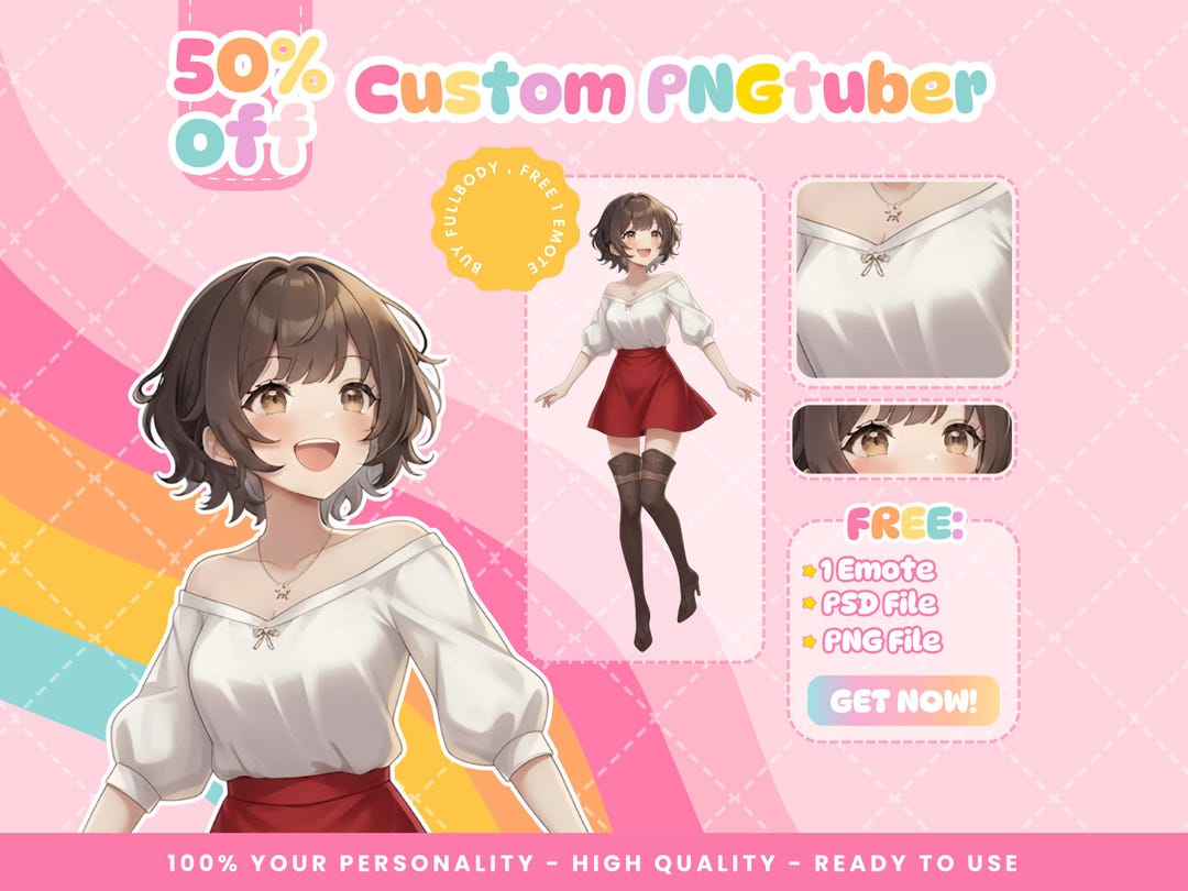 Custom Pngtuber Mouse Tracking Character Commission Interactive ...