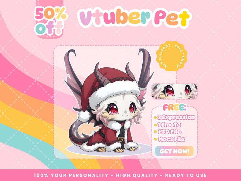 Vtuber Pet Artwork | Custom Mascot Character | Digital Streaming ...