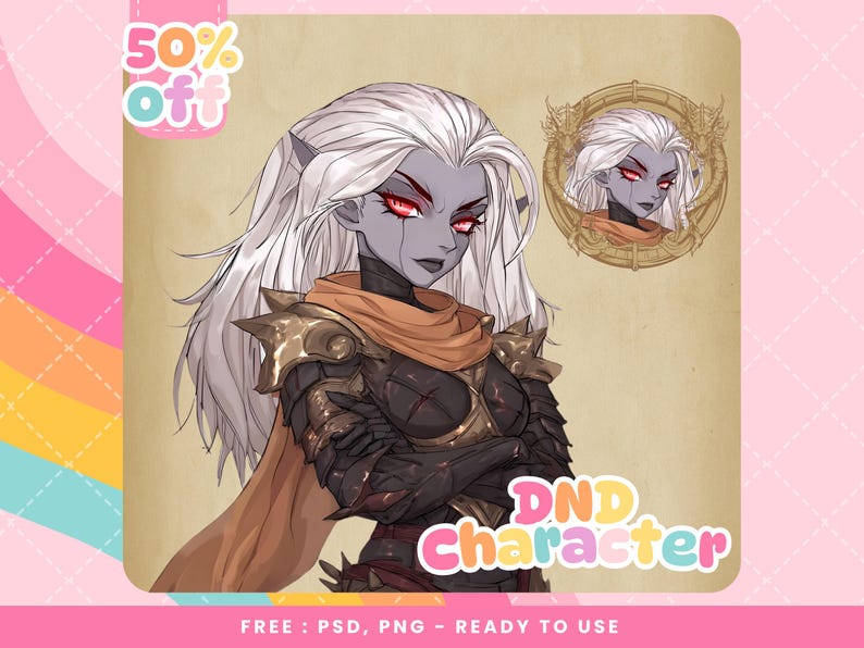 Dnd Character Commission – Custom Fantasy Portrait, Personalized ...