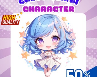 CUSTOM CHIBI, Chibi Character, Chibi Emotes, Chibi Valentines, Chibi ...