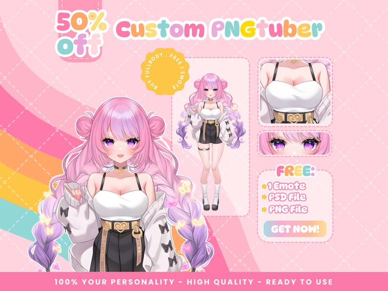 Custom Pngtuber Mouse Tracking Character Commission Interactive ...