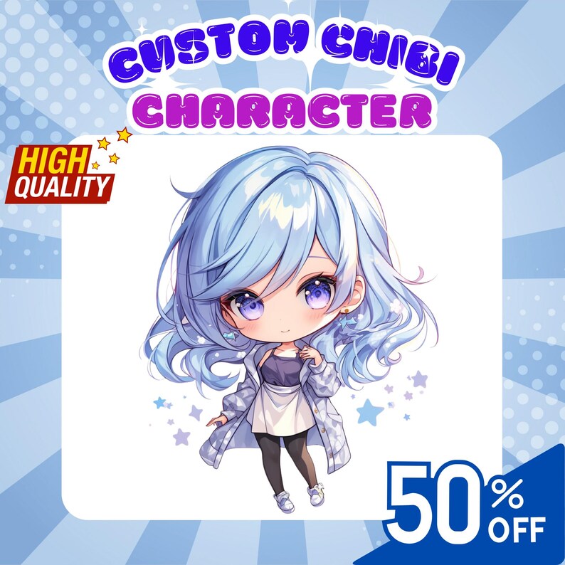 CUSTOM CHIBI, Chibi Character, Chibi Emotes, Chibi Valentines, Chibi ...