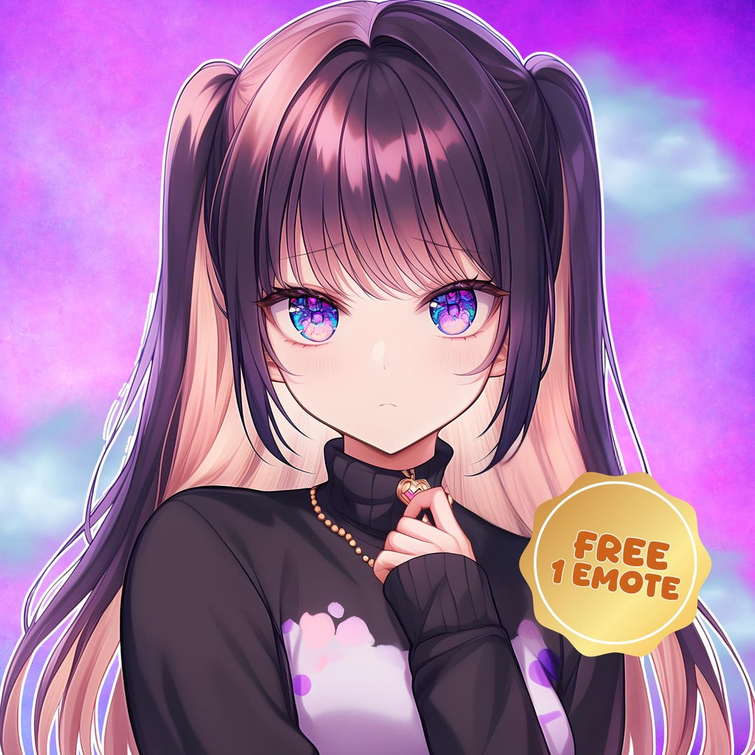 Custom Pfp Anime Avatar for Streamer Pfp Commission for Online Branding ...