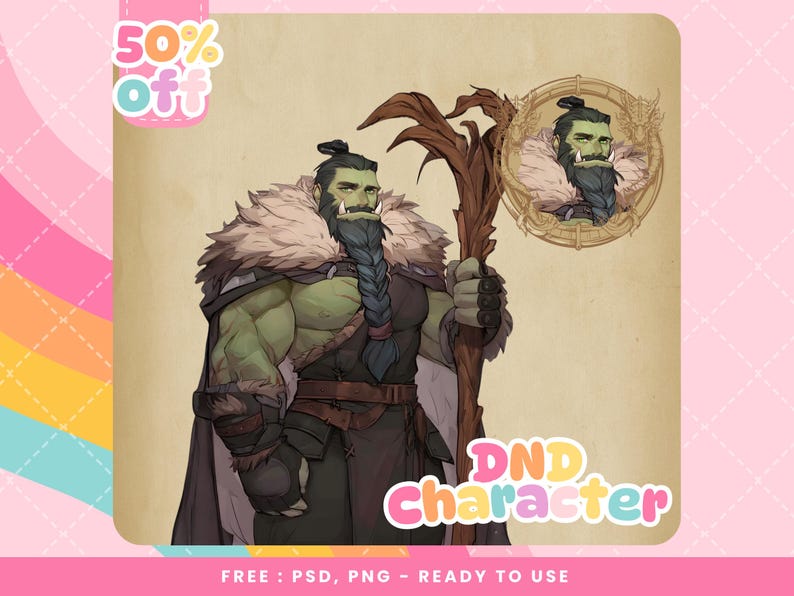 Dnd Character Commission – Custom Fantasy Portrait, Personalized ...