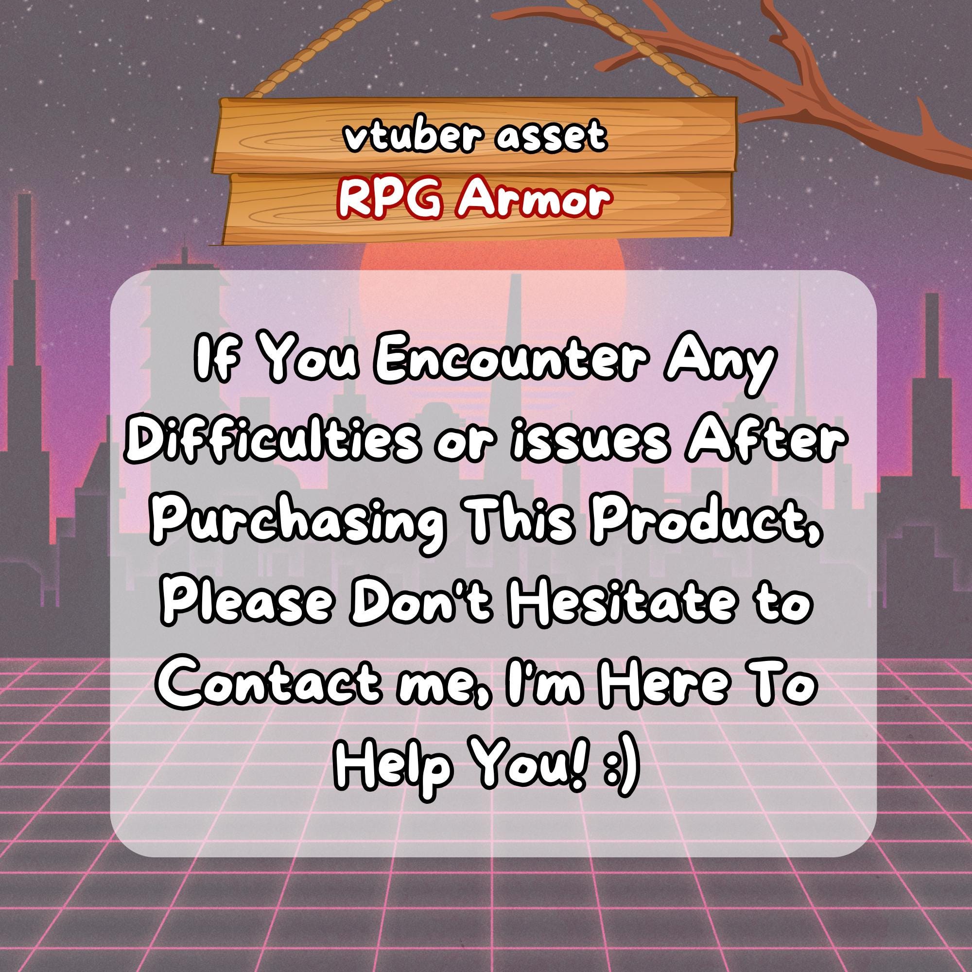 Vtuber Asset | Rigged RPG Armor or RPG Cartoon, Premade Assets, Hat ...