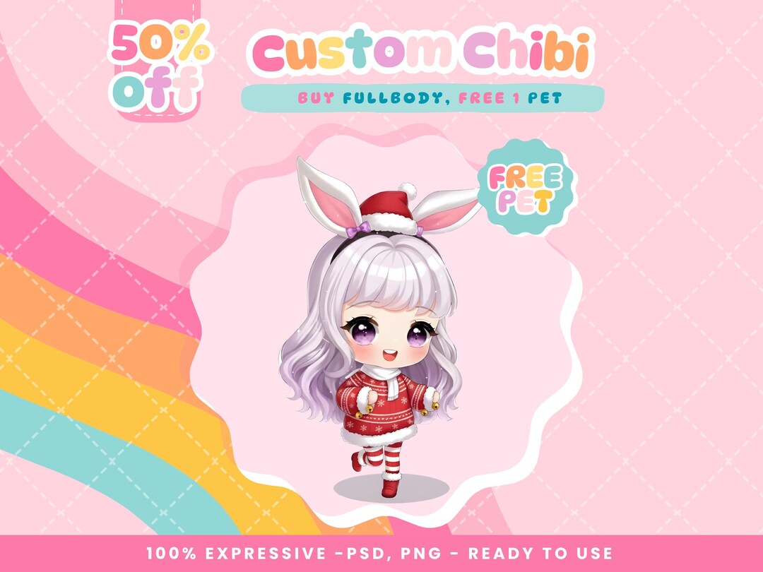 Custom Chibi Character Illustration Commission for Online Profiles ...