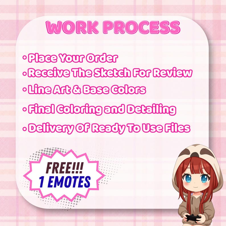 Chibi Pngtuber Model | Custom Cute Anime Avatar | PNG Twitch Vtuber ...