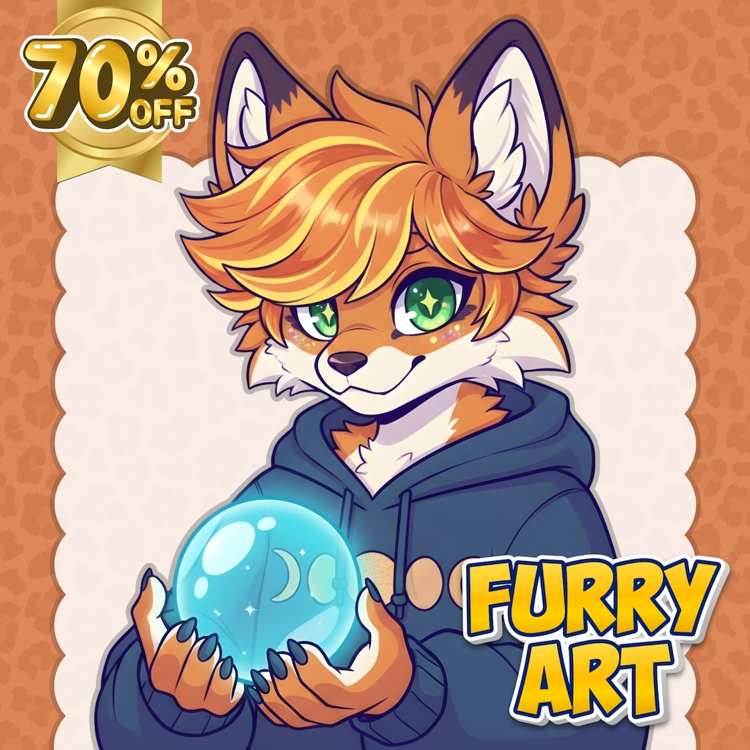 Custom Fursona Profile Picture | Furry Anthro Illustration | Mini PFP ...