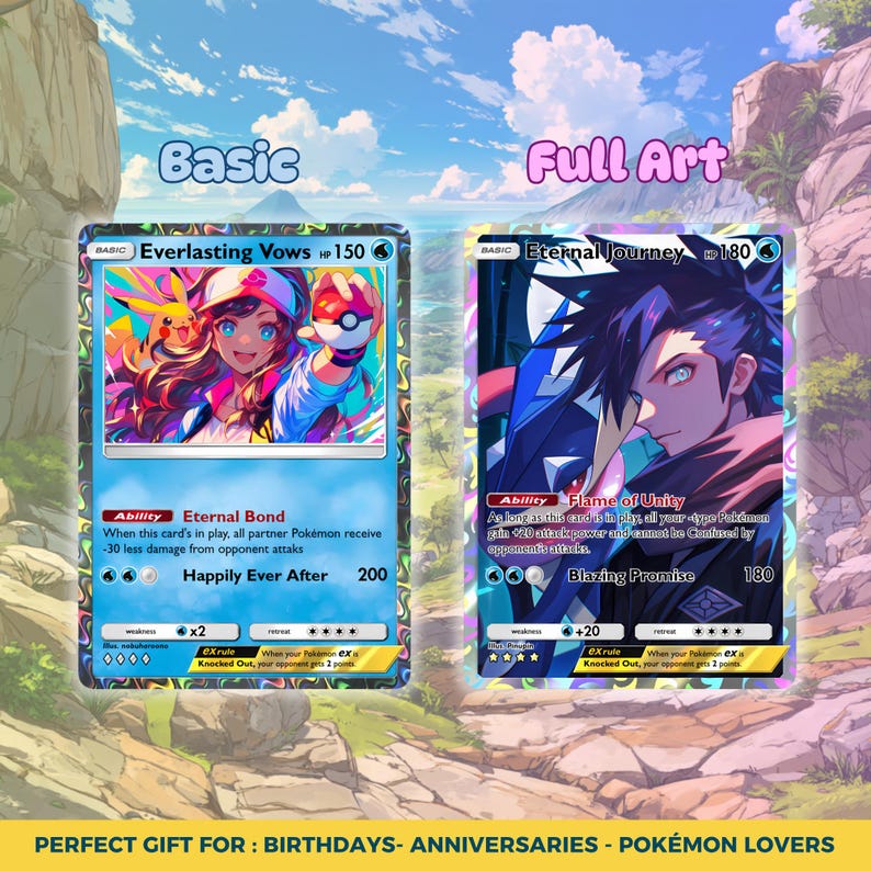 Anime-style Custom Trading Card – Personalized OC Monster Card ...