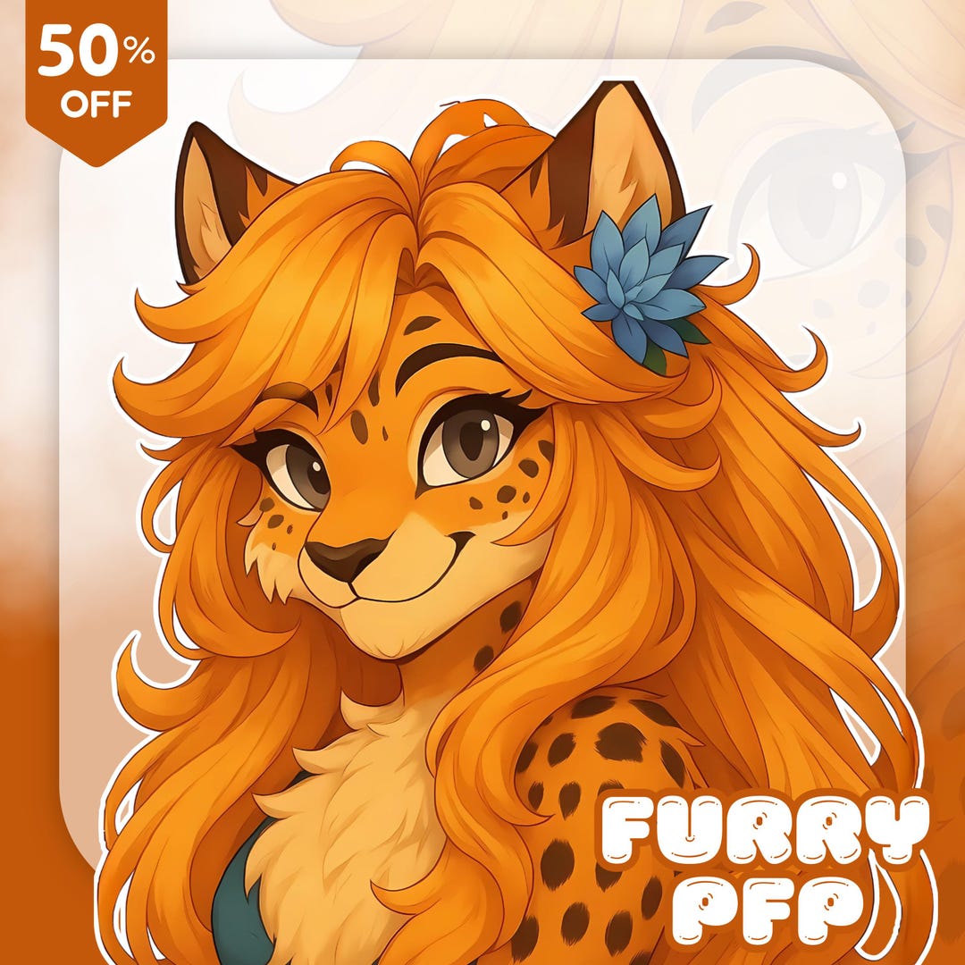 Custom Furry PFP | Digital Furry Profile Picture | Anime Style Avatar ...