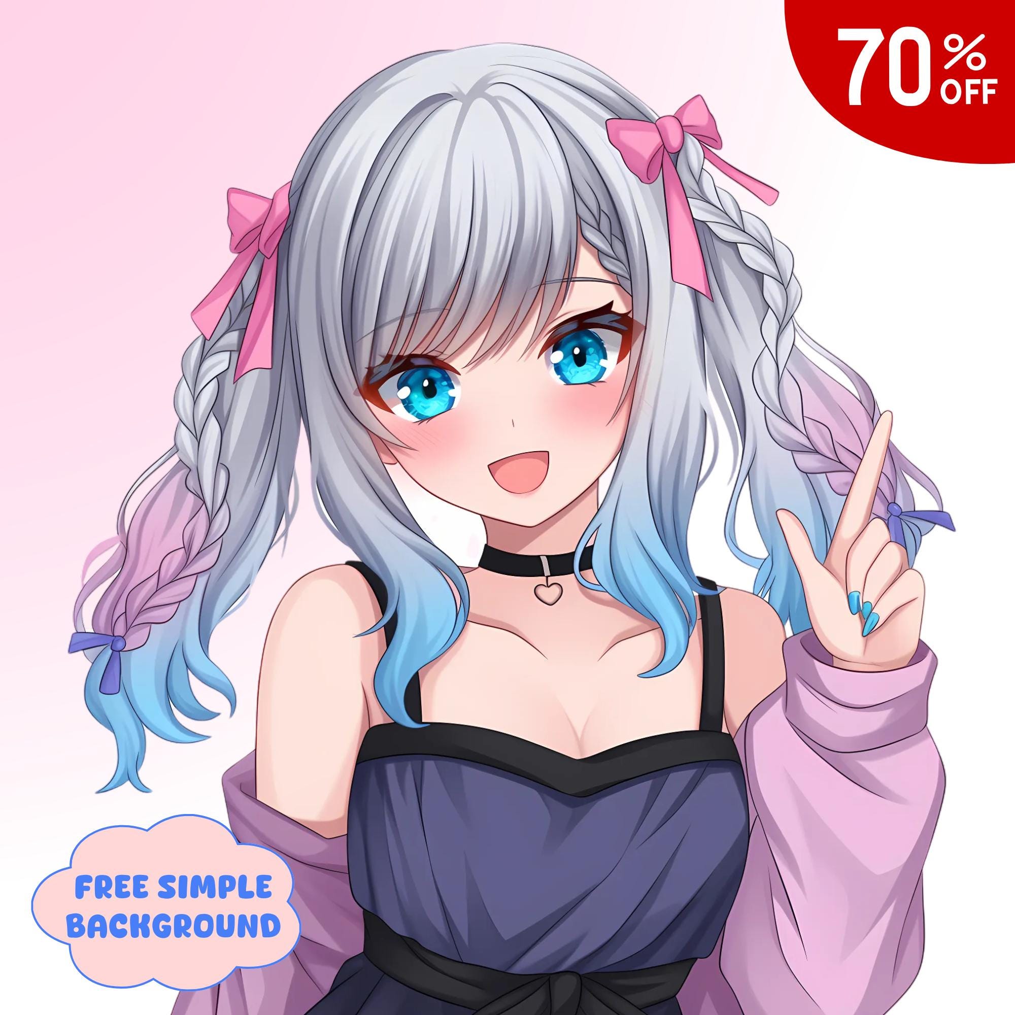 CUSTOM PFP, Anime Pfp, Vtuber Pfp, Discord Pfp, Anime Character ...